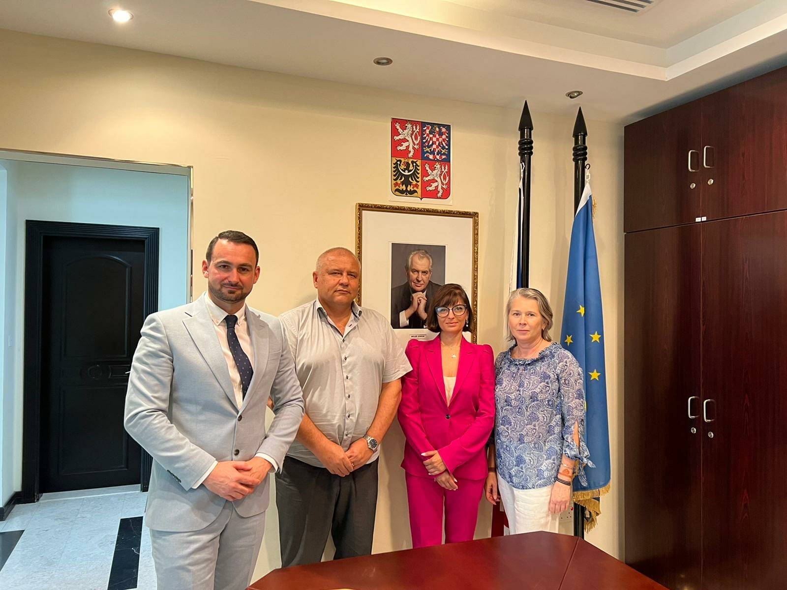 Meeting at Czech Embassy in UAE - Medical Doorway